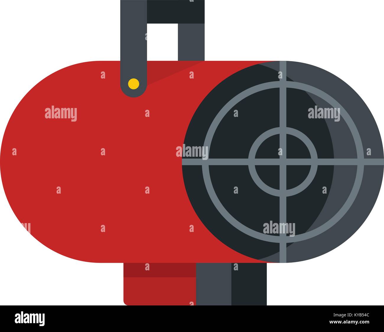 Industrial electric heater isolated Stock Vector Images - Alamy