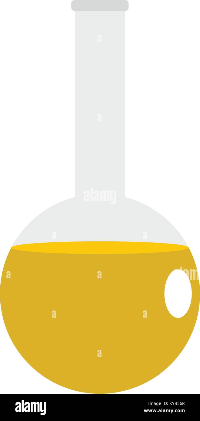 Chemical laboratory flask icon isolated Stock Vector Image & Art - Alamy