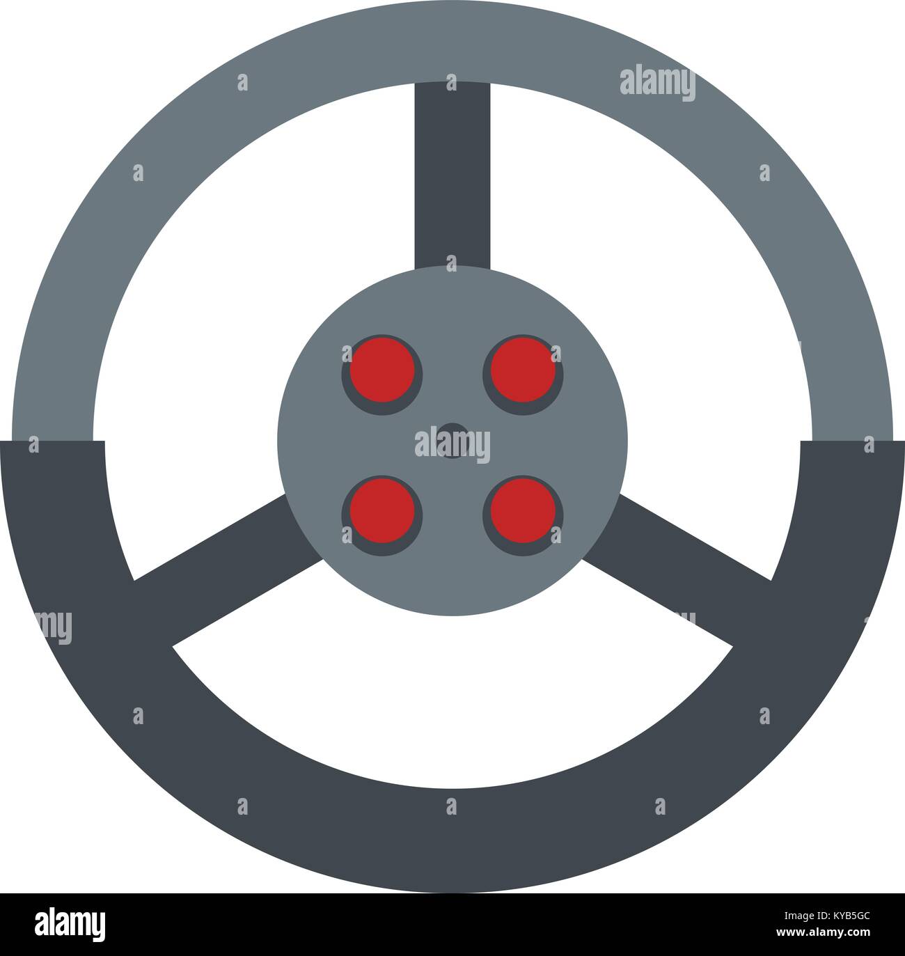 Steering wheel icon isolated Stock Vector Image & Art - Alamy
