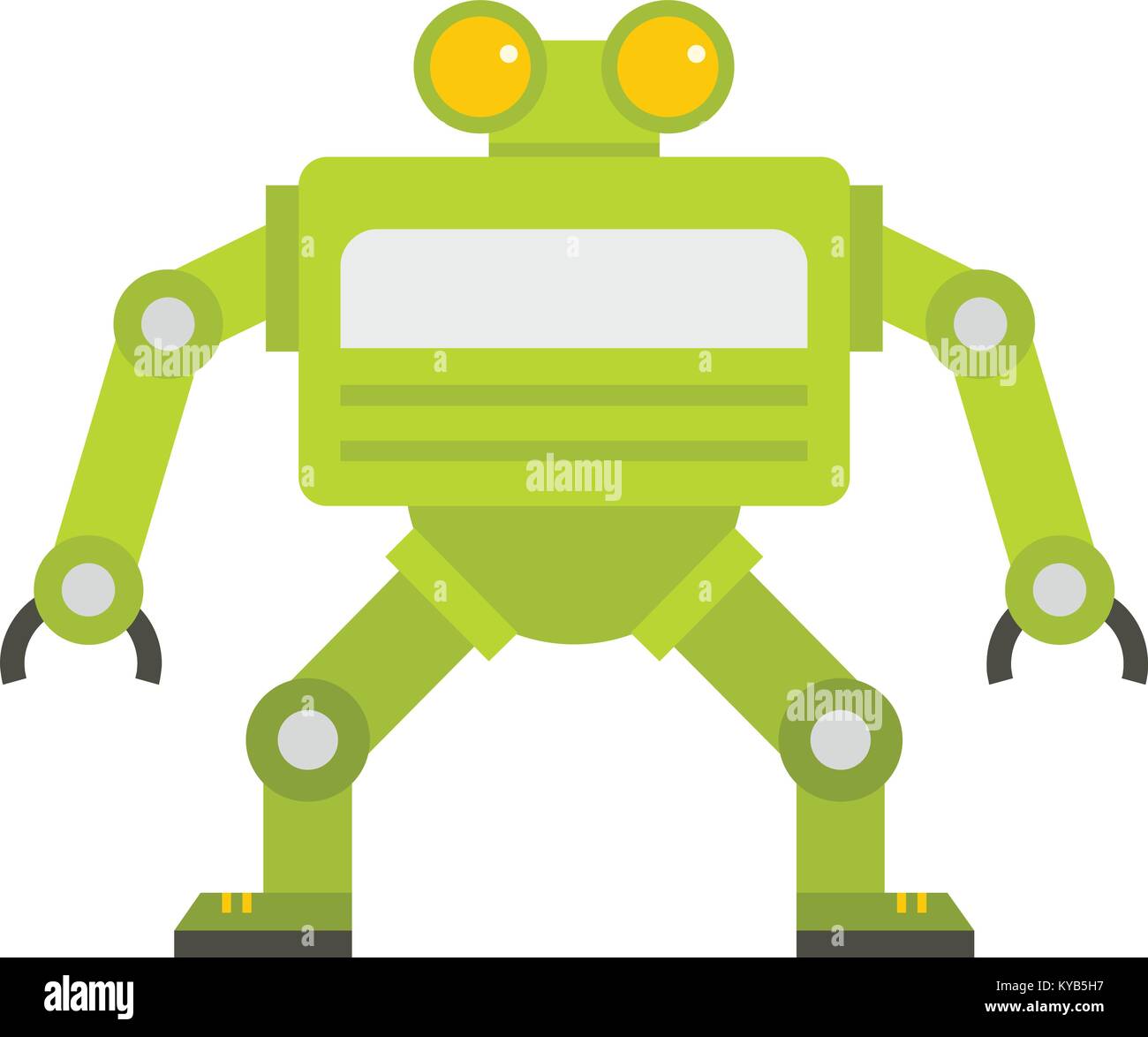 Green automatic mechanism icon isolated Stock Vector Image & Art - Alamy