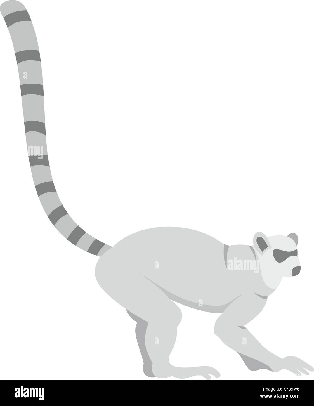 Lemur icon isolated Stock Vector Image & Art - Alamy