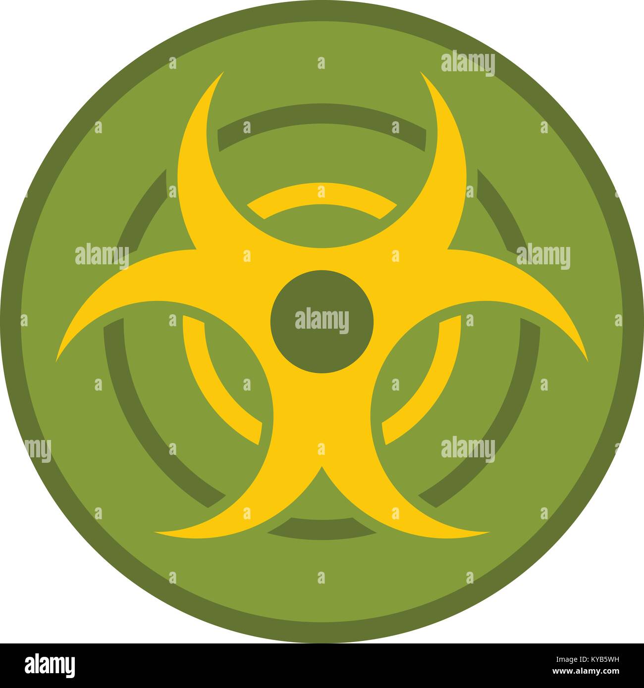 Biohazard symbol icon isolated Stock Vector Image & Art - Alamy