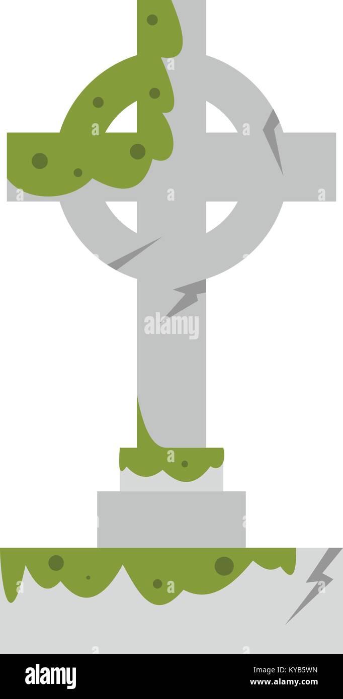 Gravestone celtic cross Stock Vector Images - Alamy