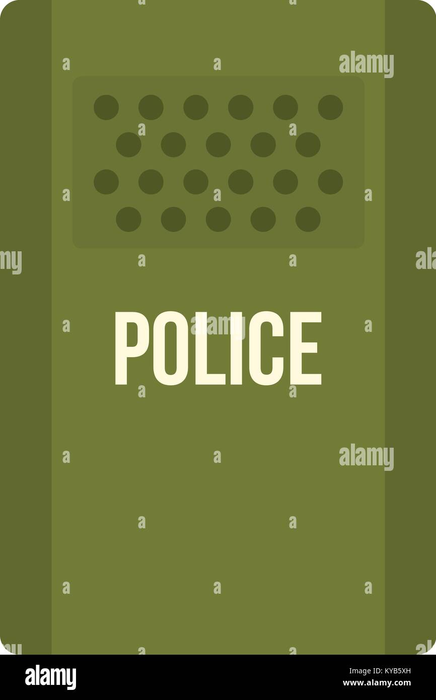 Green police riot shield icon isolated Stock Vector Image & Art - Alamy