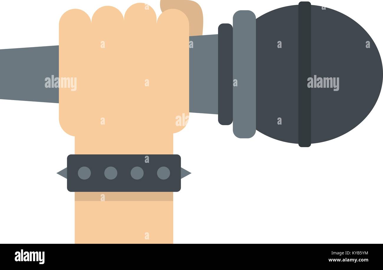 Man singing microphone record Stock Vector Images - Alamy