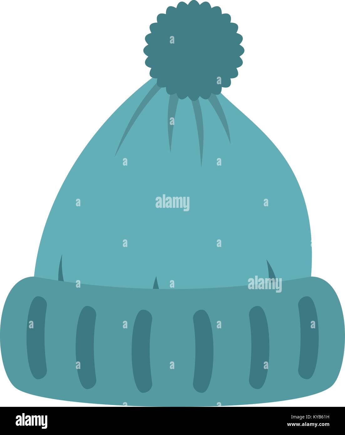 Wearing a woolen cap Stock Vector Images - Alamy