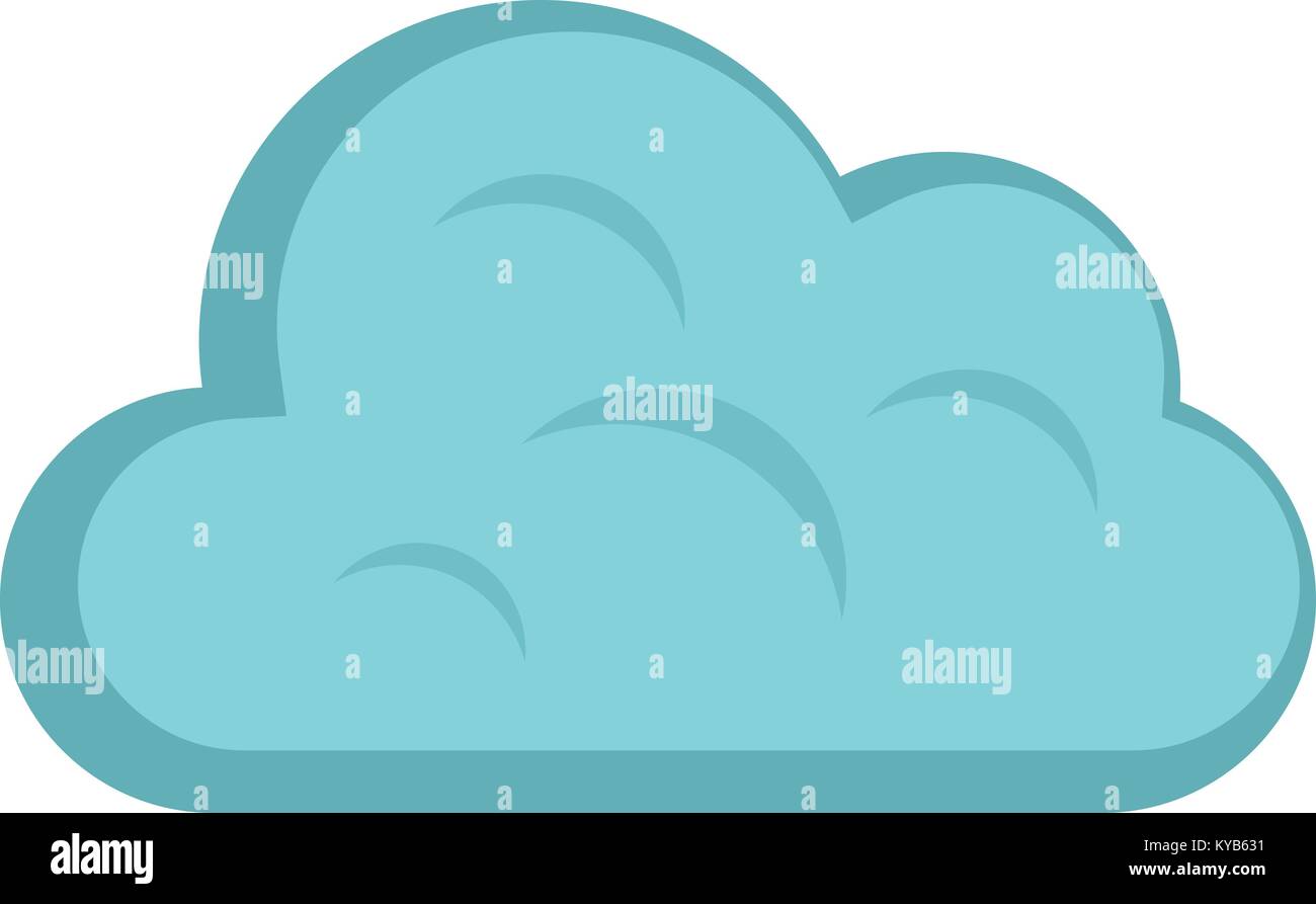 Big cloud icon isolated Stock Vector Image & Art - Alamy
