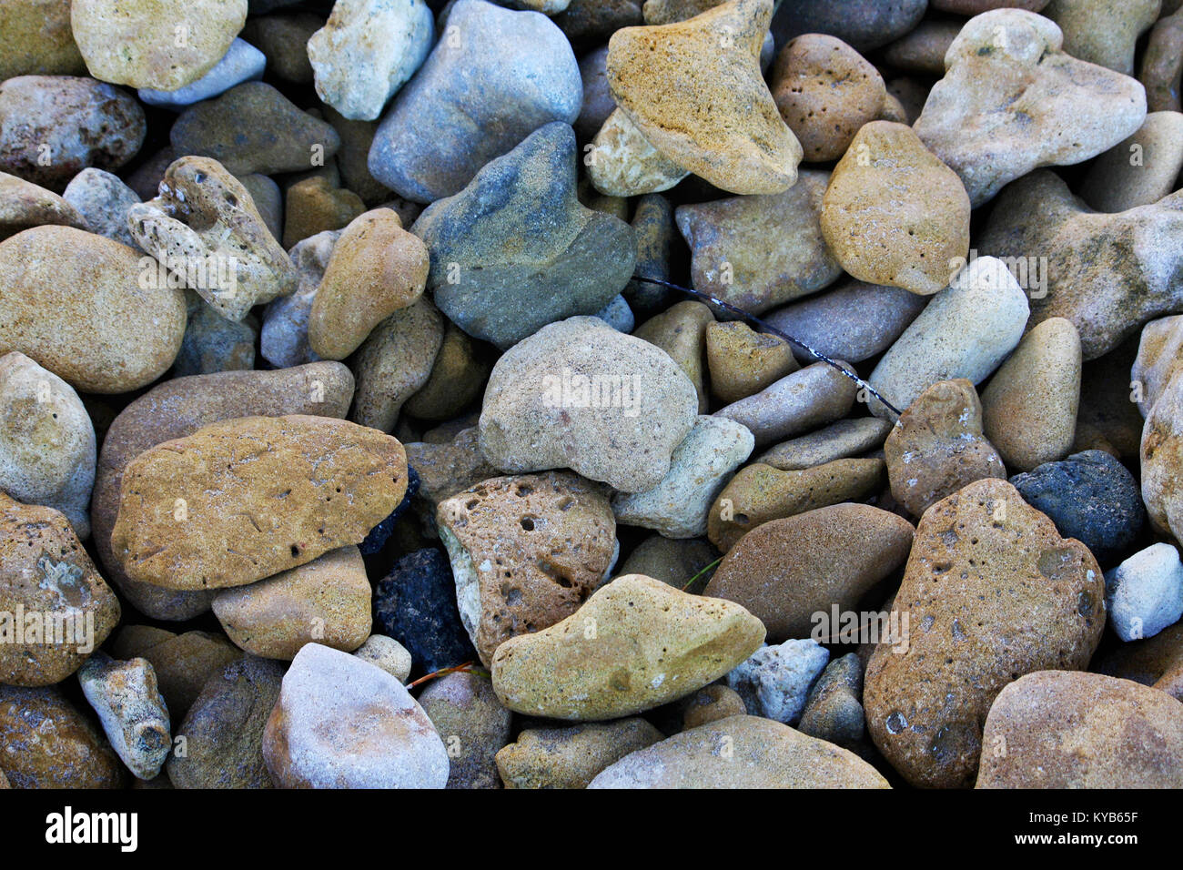 Rocks and pebbles Stock Photo - Alamy