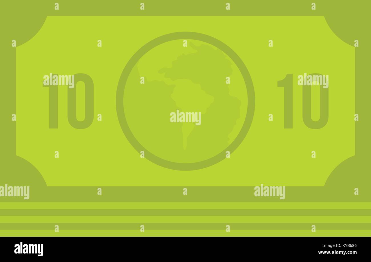 Green money banknote icon isolated Stock Vector Image & Art - Alamy