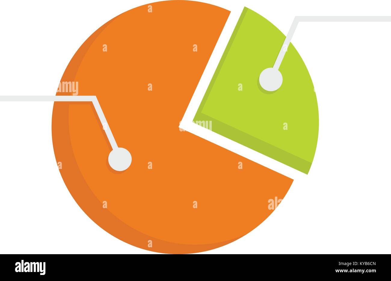 Colorful pie graphic chart icon isolated Stock Vector Image & Art - Alamy