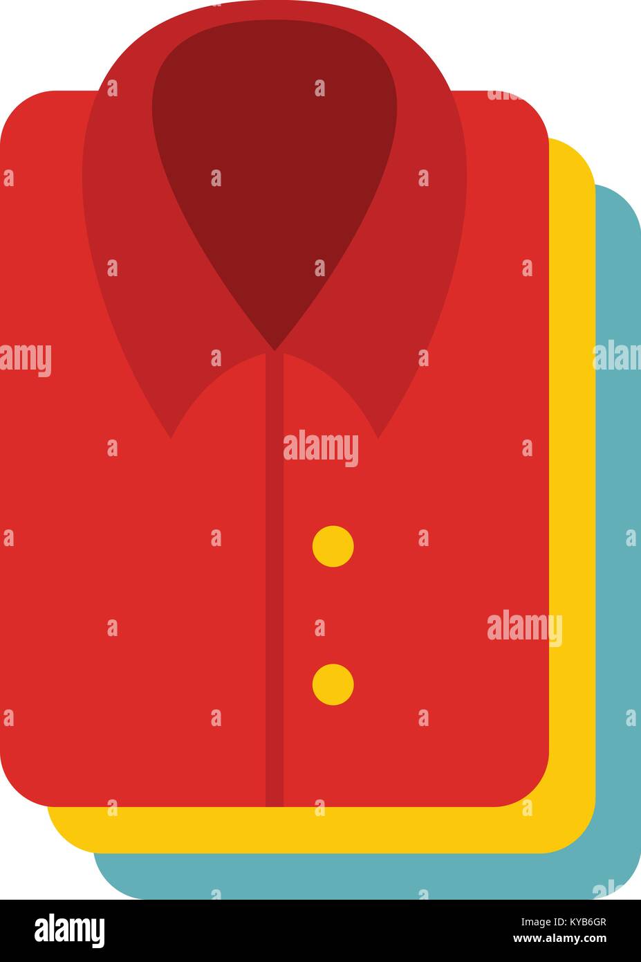 Stacked garment Stock Vector Images - Alamy