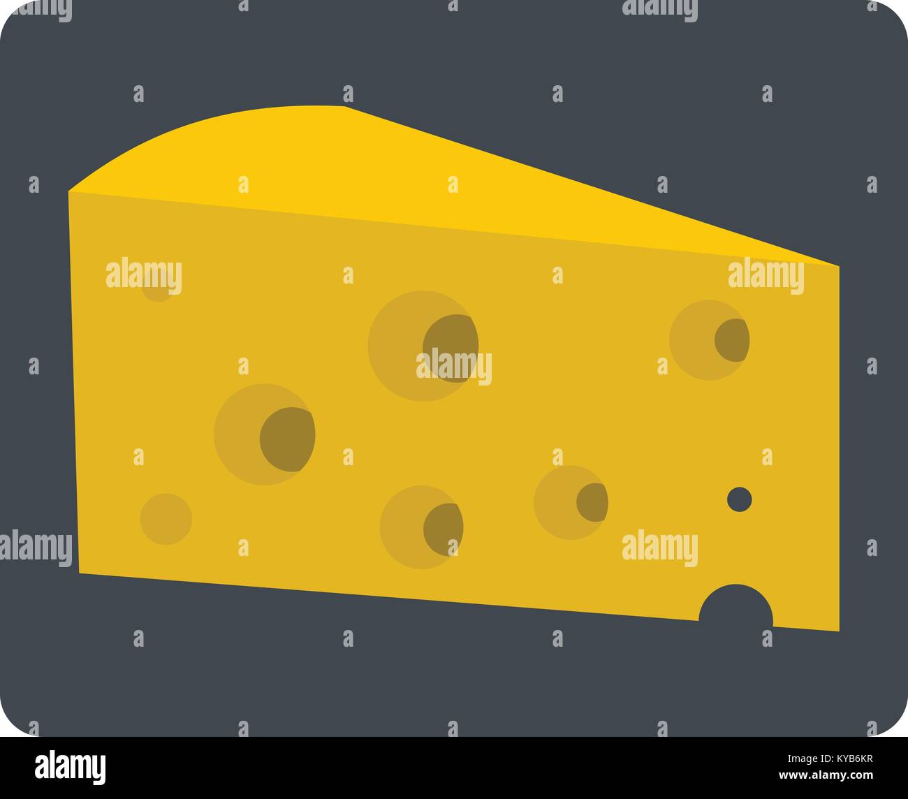 Closeup cut round cheese Stock Vector Images - Alamy