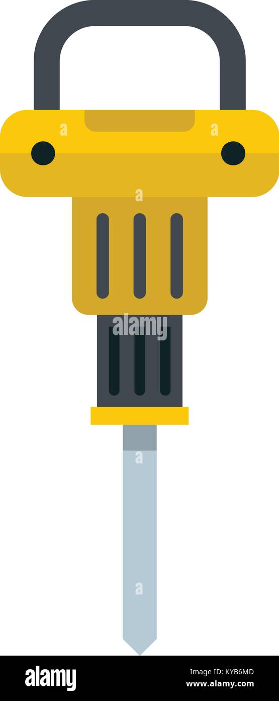 Pneumatic hammer icon isolated Stock Vector Image & Art - Alamy