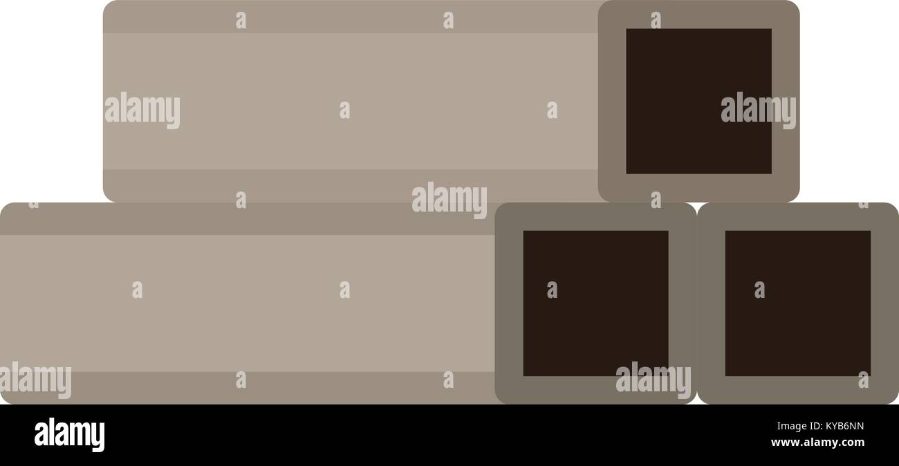 Metal profile square Stock Vector Images - Alamy