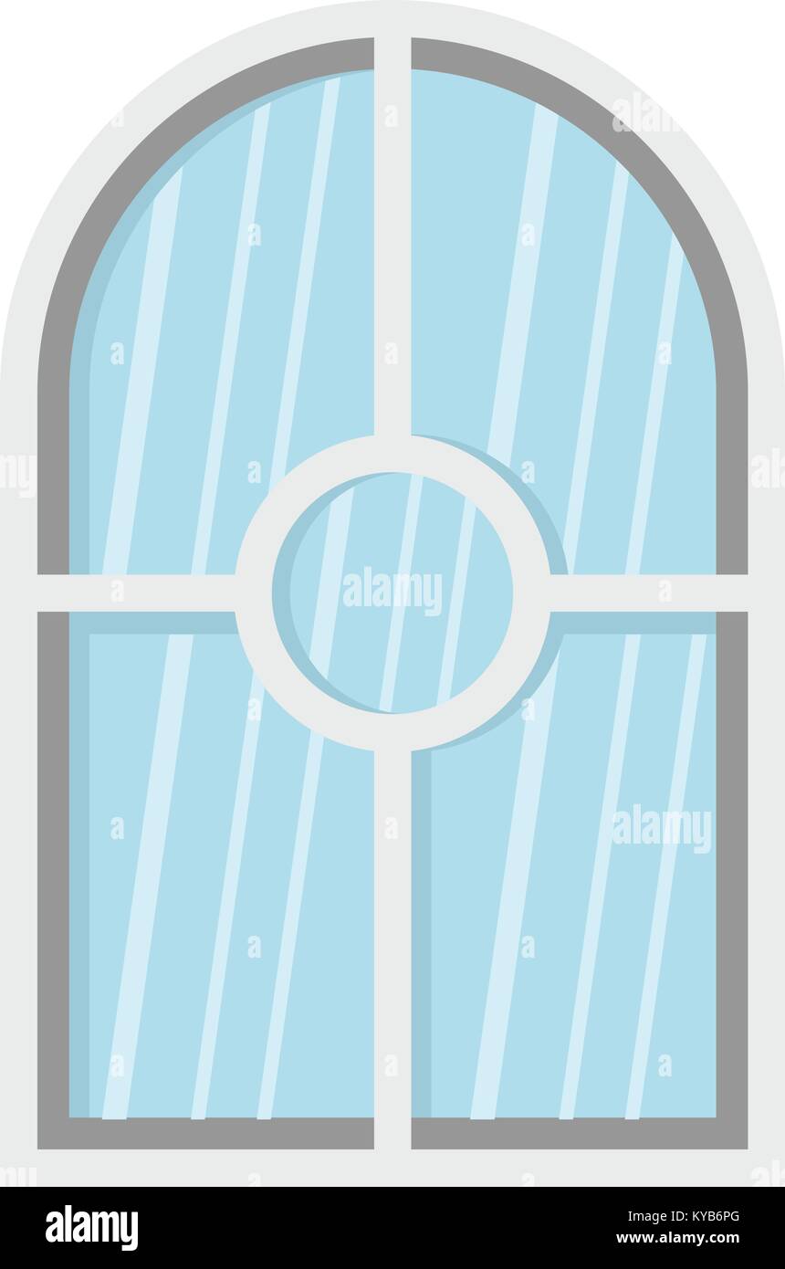 White arched window icon isolated Stock Vector Image & Art - Alamy