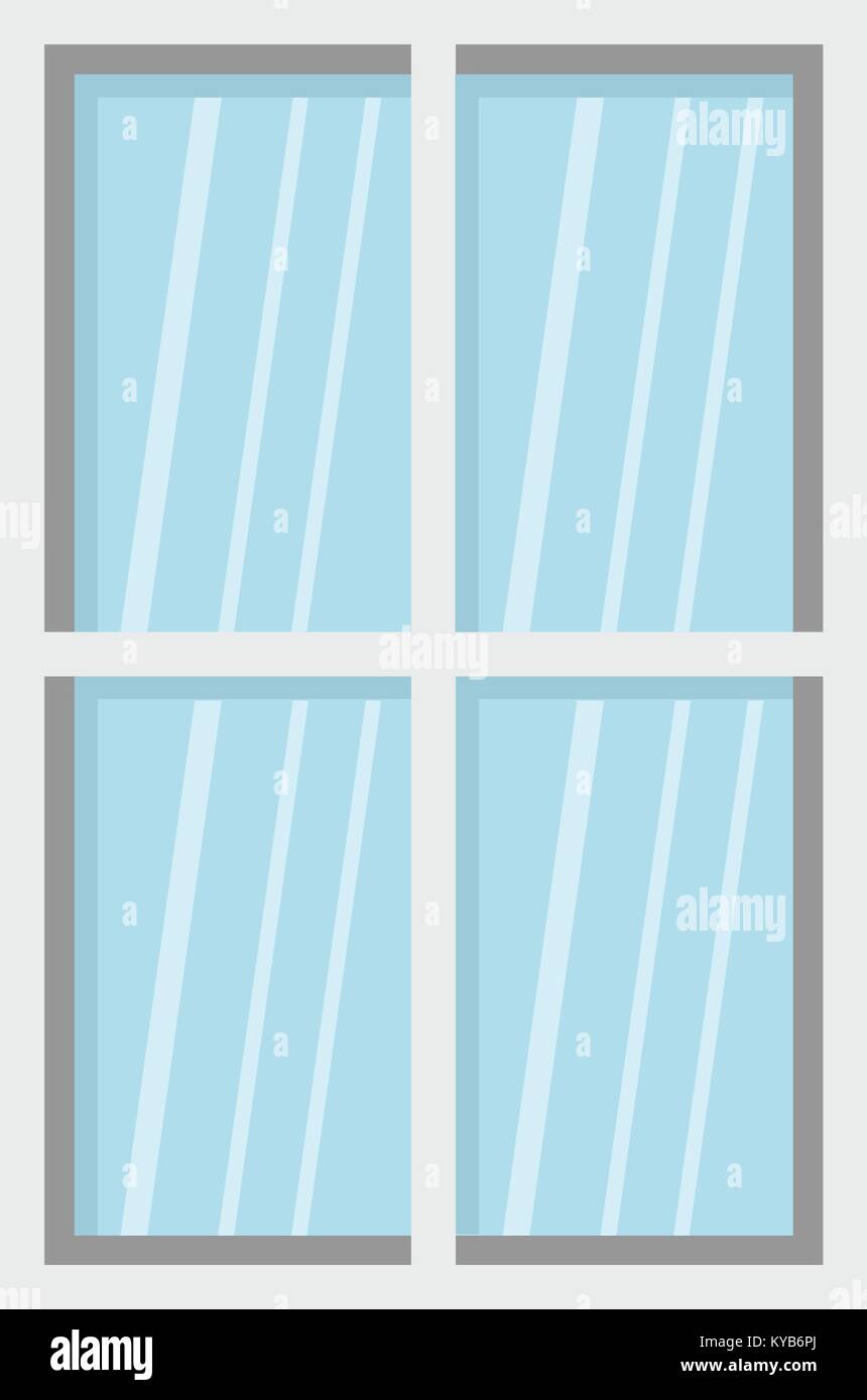 White rectangle window icon isolated Stock Vector Image & Art - Alamy