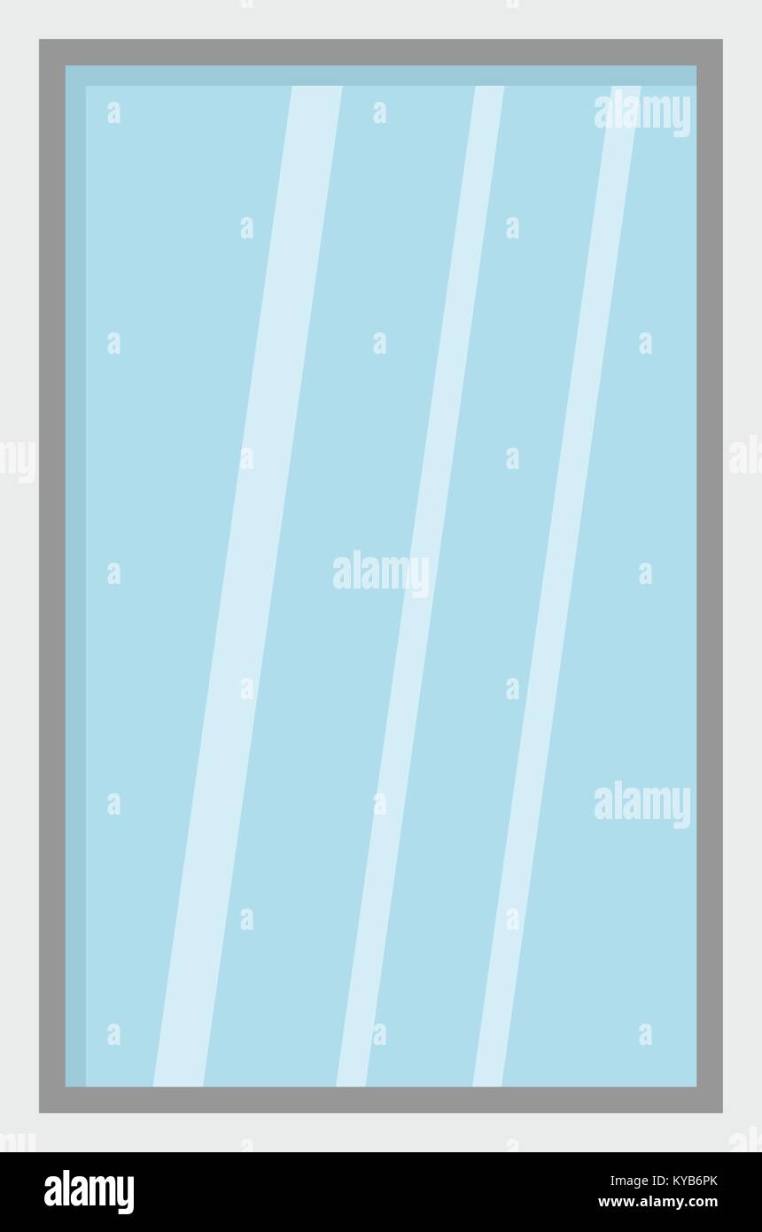 White window frame icon isolated Stock Vector Image & Art - Alamy