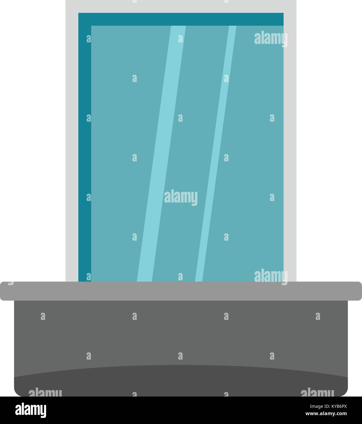 Windowbox window Stock Vector Images - Alamy