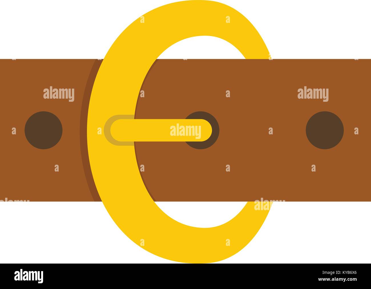 Gold oval buckle icon isolated Stock Vector Image & Art - Alamy