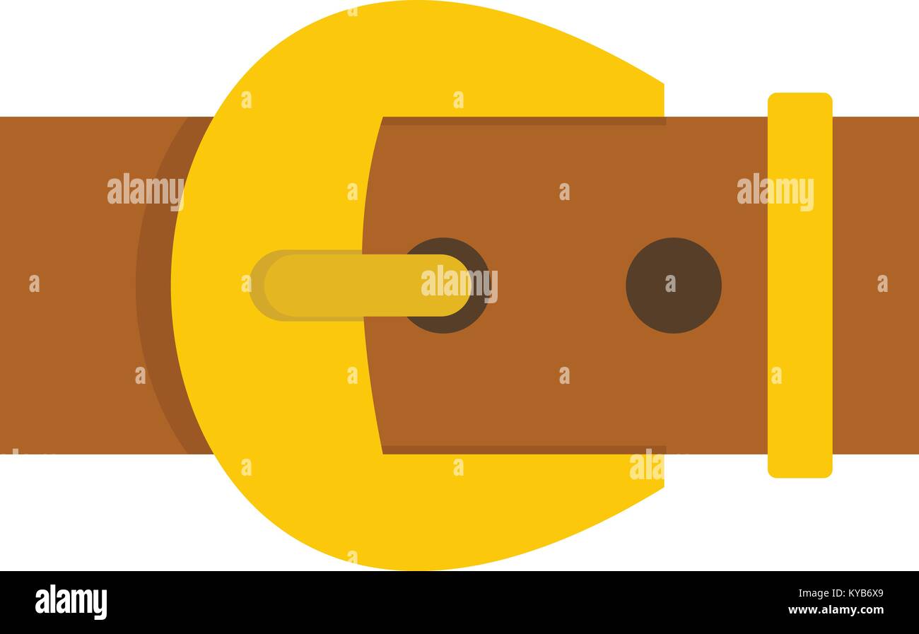 Gold buckle belt icon isolated Stock Vector Image & Art - Alamy