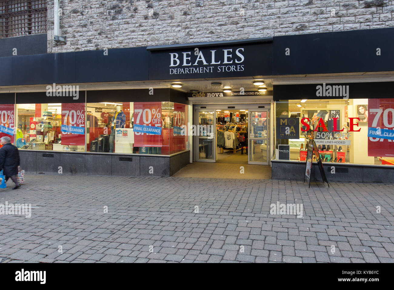 Beales department store Kendal Cumbria Stock Photo - Alamy