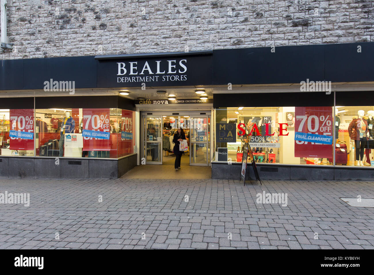 Beales department store Kendal Cumbria Stock Photo - Alamy