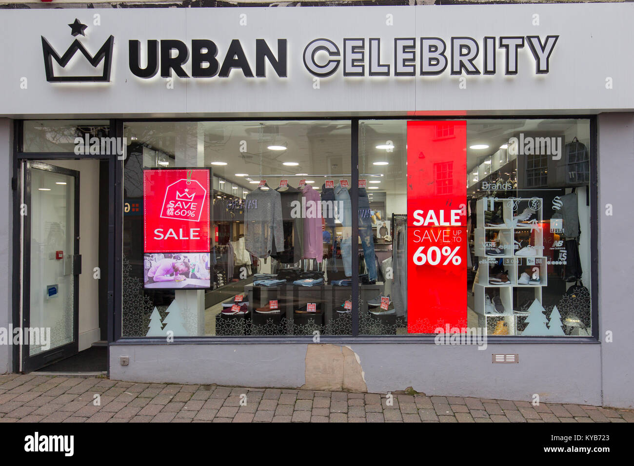 Urban Celebrity store Kendal Cumbria UK Stock Photo - Alamy
