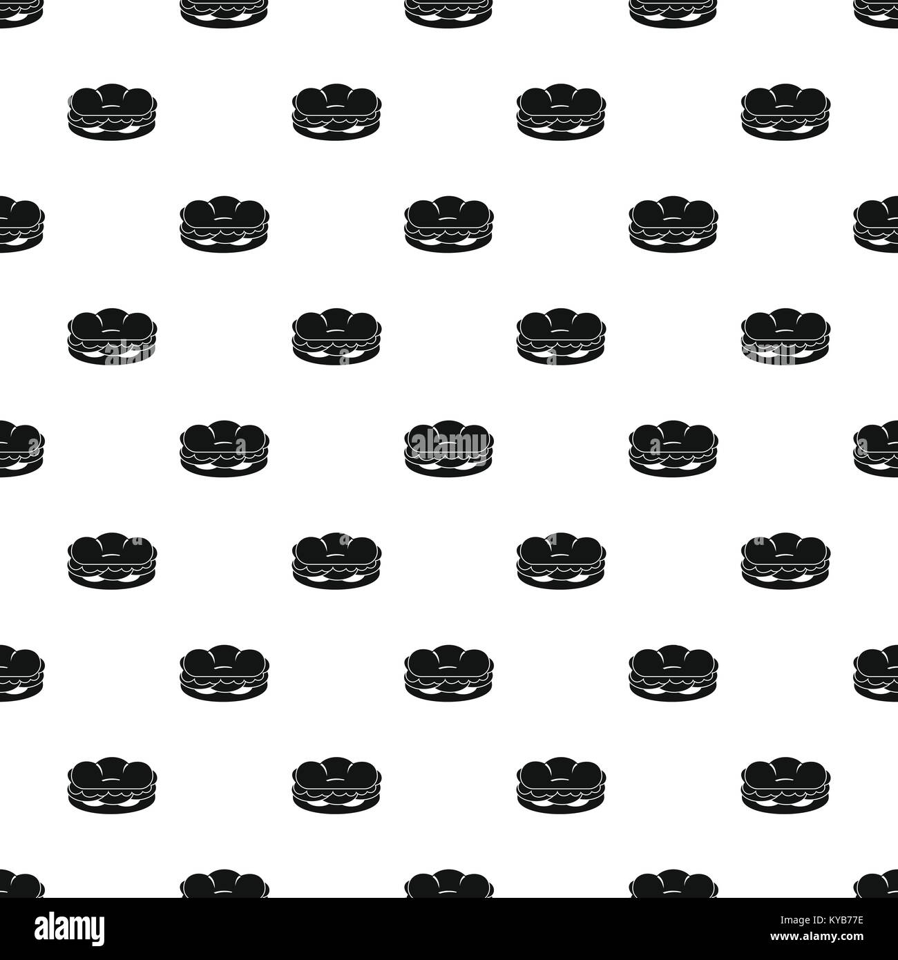 Empanada, cheburek or calzone pattern vector Stock Vector Image & Art ...