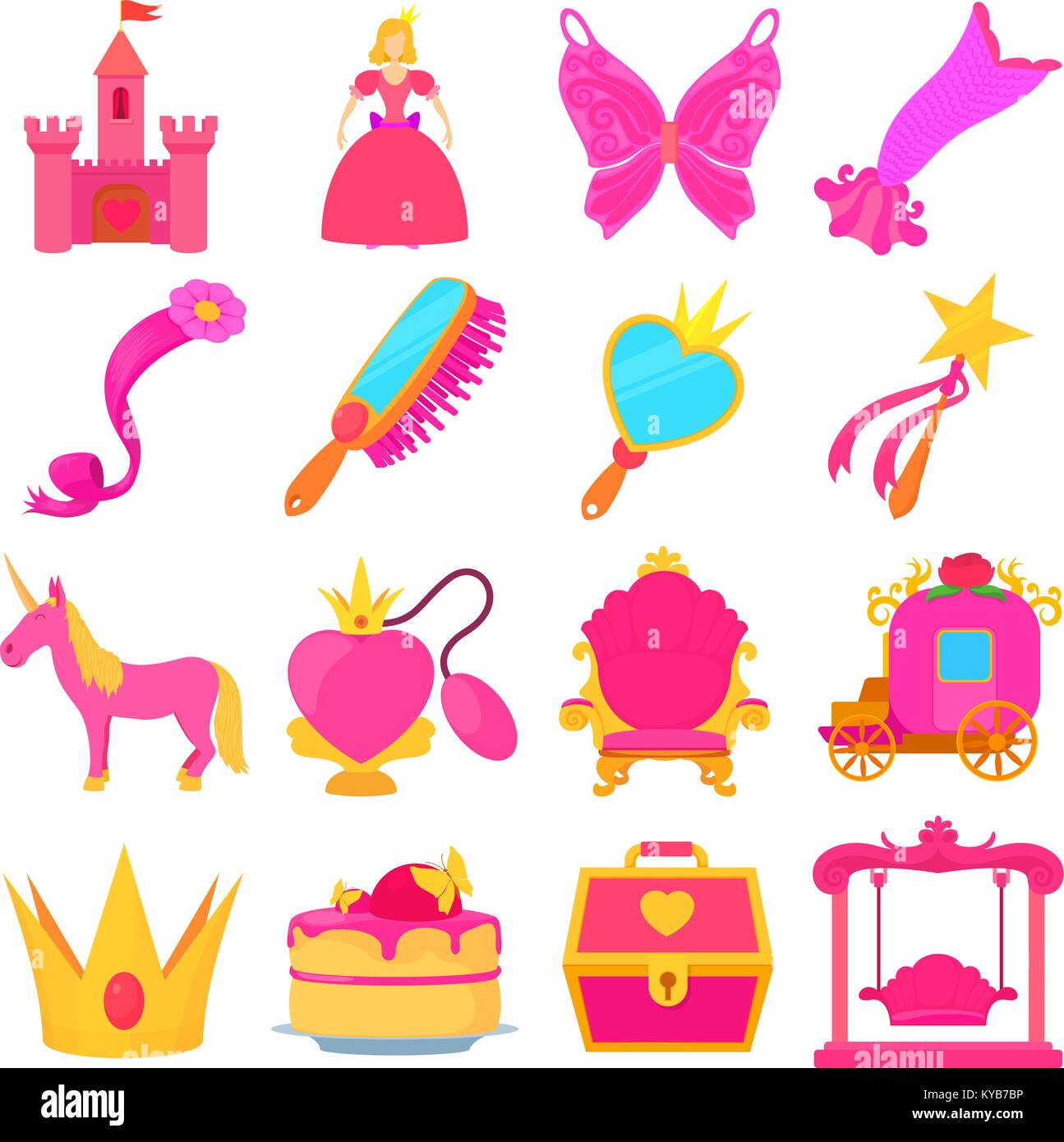Princess theme cake hi-res stock photography and images - Alamy