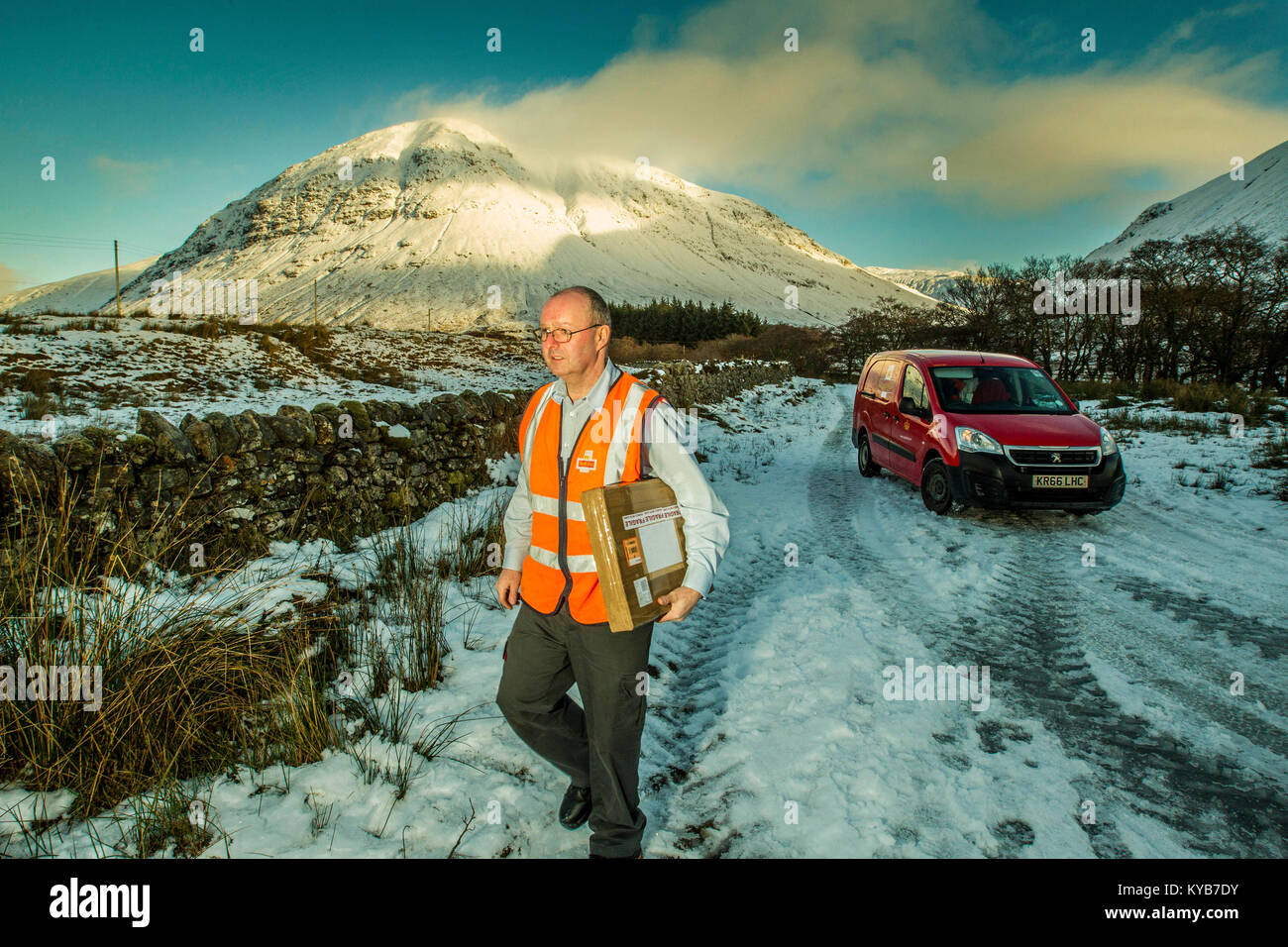 Postman Delivering Snow High Resolution Stock Photography and Images ...