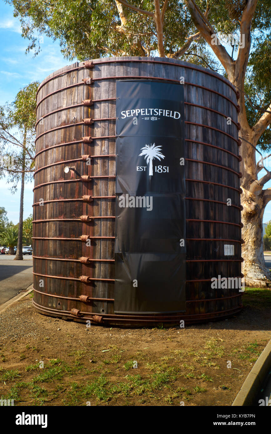 Seppeltsfield Winery in the renowned wine region of Barossa Valley ...