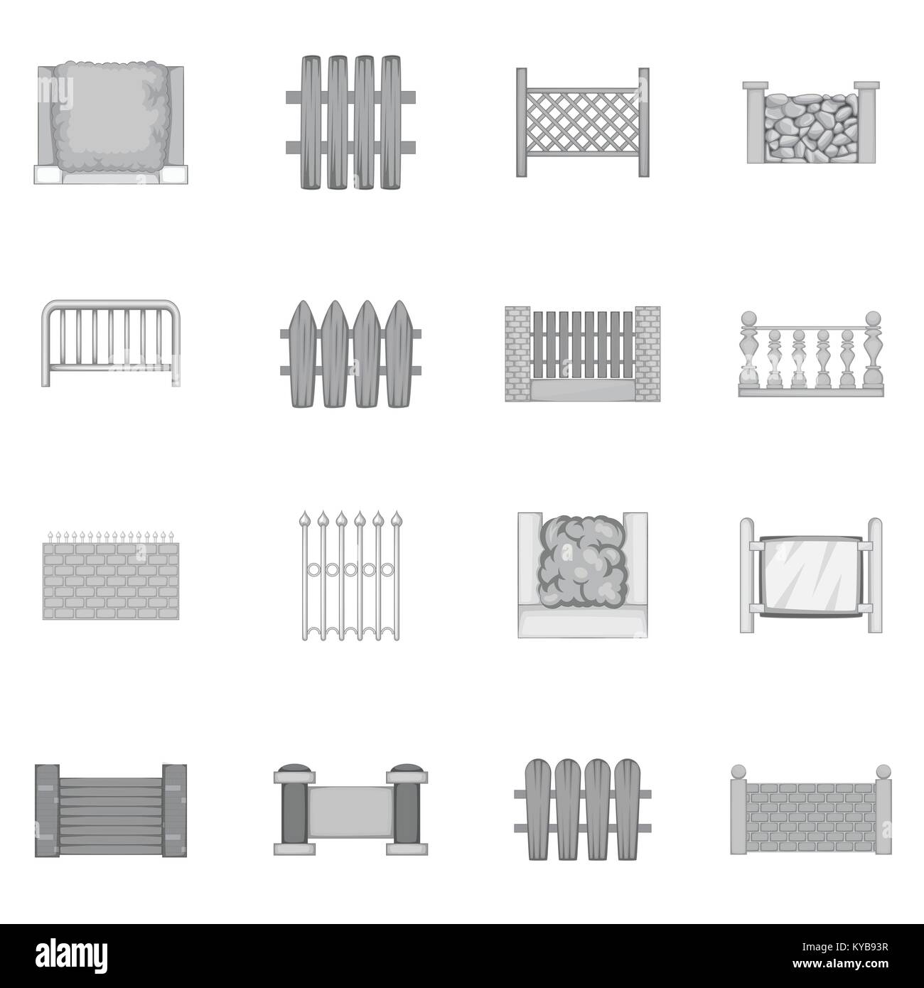 Fencing pole Cut Out Stock Images & Pictures - Alamy