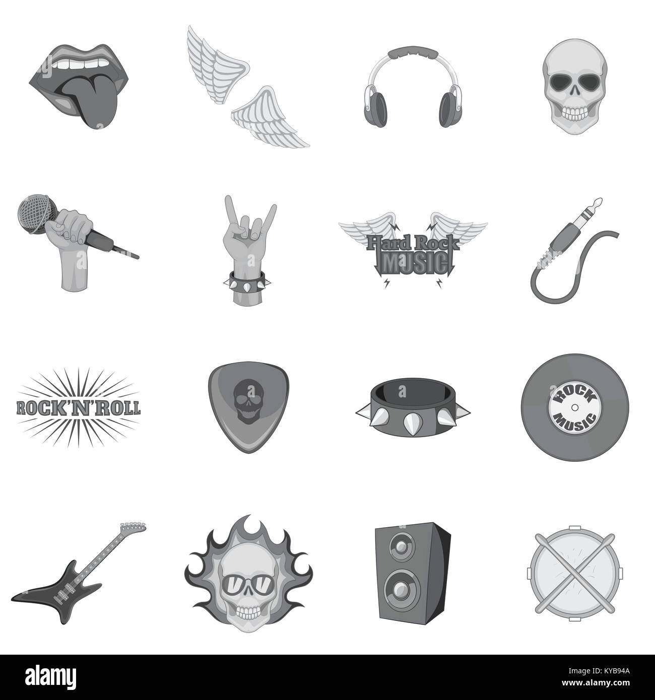 Rock monitor Stock Vector Images - Alamy