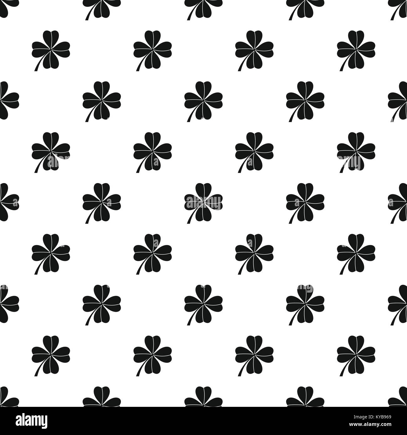 Four leaf clover pattern vector Stock Vector Image & Art - Alamy
