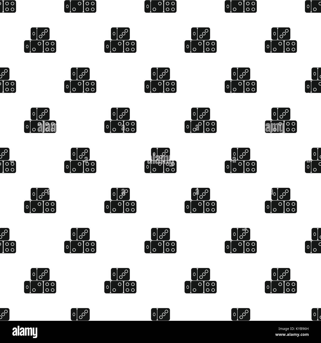 Three dice cubes pattern vector Stock Vector Image & Art - Alamy