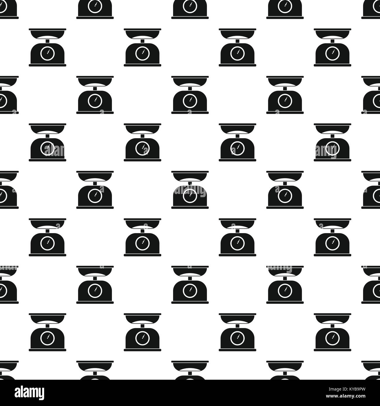 Kitchen scales pattern vector Stock Vector Image & Art - Alamy