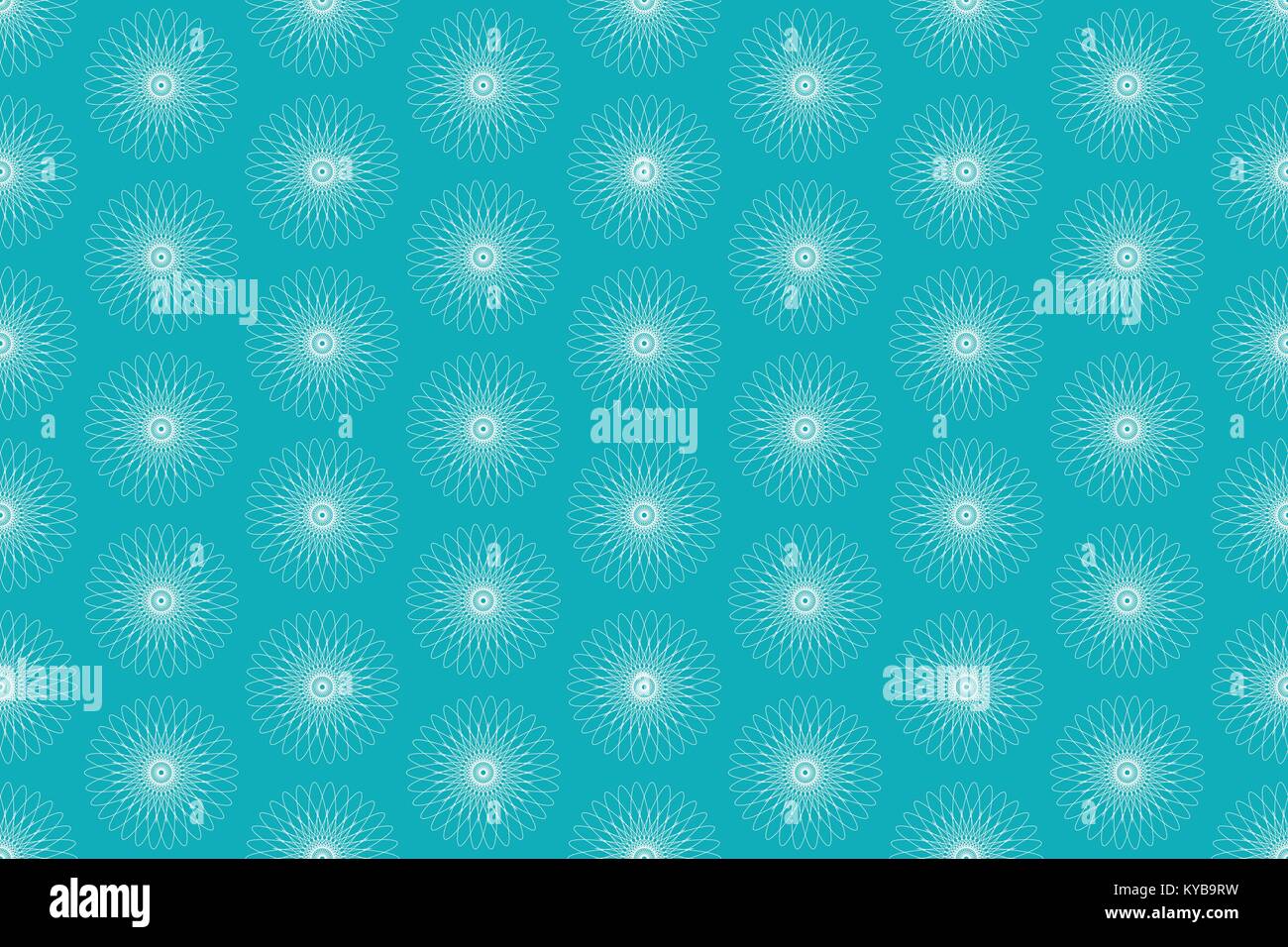 Simple white vector seamless pattern with circular geometric shapes ...