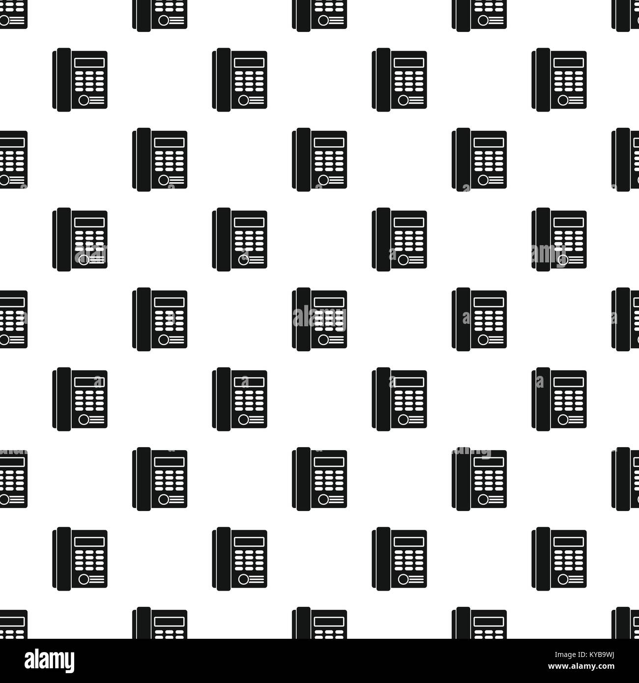 Office business keypad phone pattern vector Stock Vector Image & Art ...