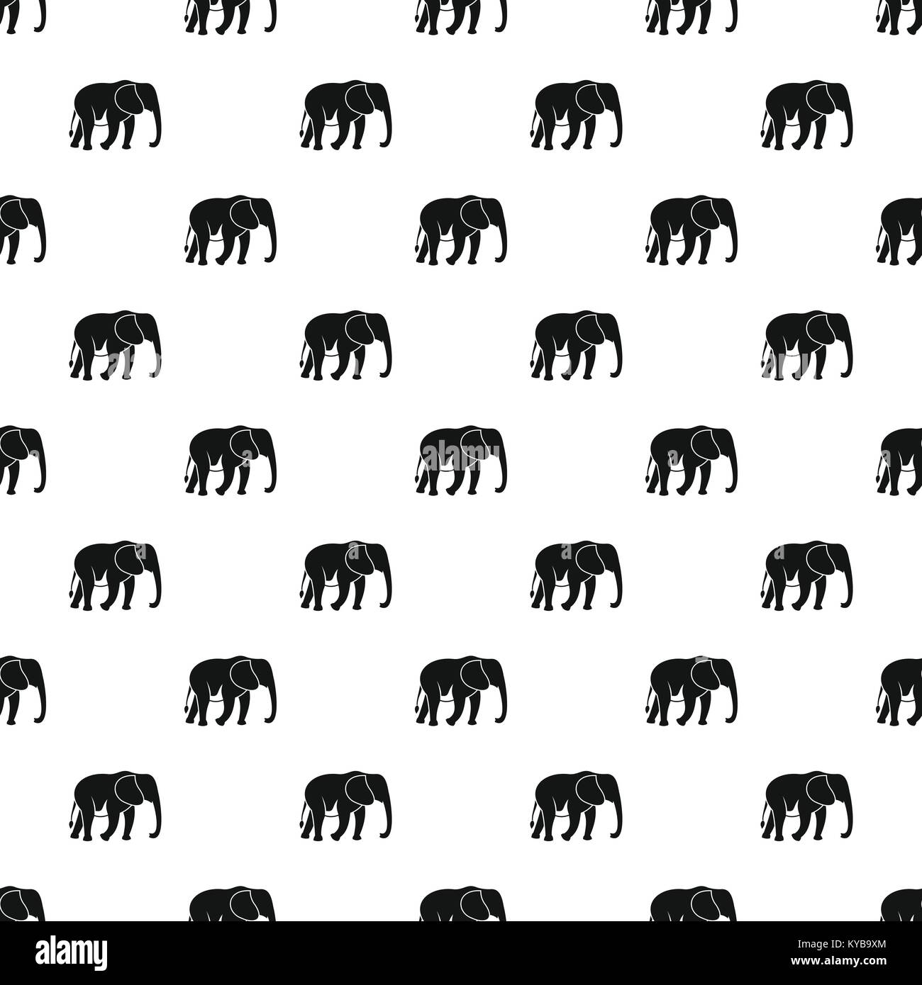 Wild elephant pattern vector Stock Vector Image & Art - Alamy