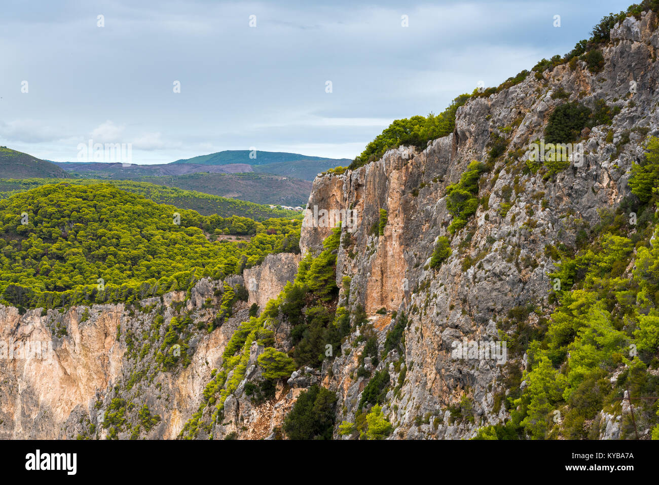 Beautiful view of Cliffs of Keri on Zakynthos island. Greece Stock ...
