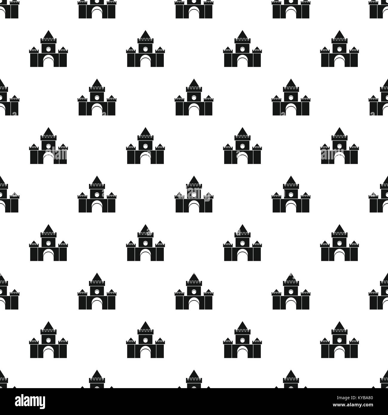 Fairytale castle pattern vector Stock Vector Image & Art - Alamy