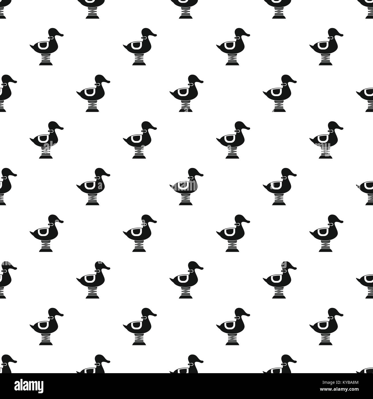 Duck spring see saw pattern vector Stock Vector Image & Art - Alamy