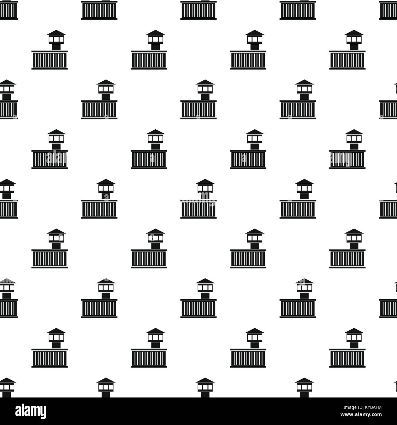 Prison tower pattern vector Stock Vector Image & Art - Alamy