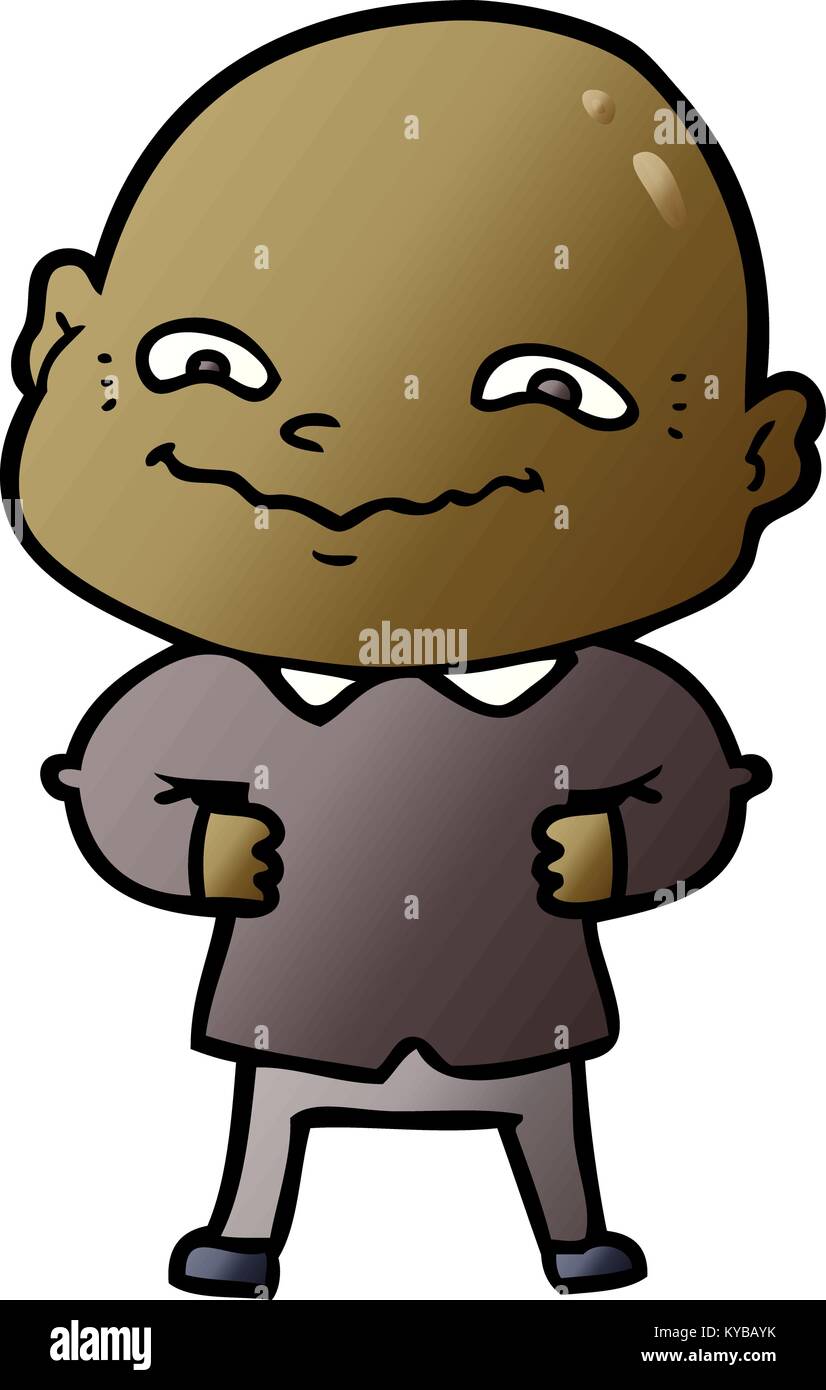 cartoon creepy guy Stock Vector Image & Art - Alamy