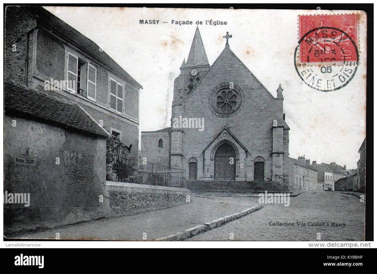 Massy, France, featuring the Église Ste Marie Madeleine, captured in a ...