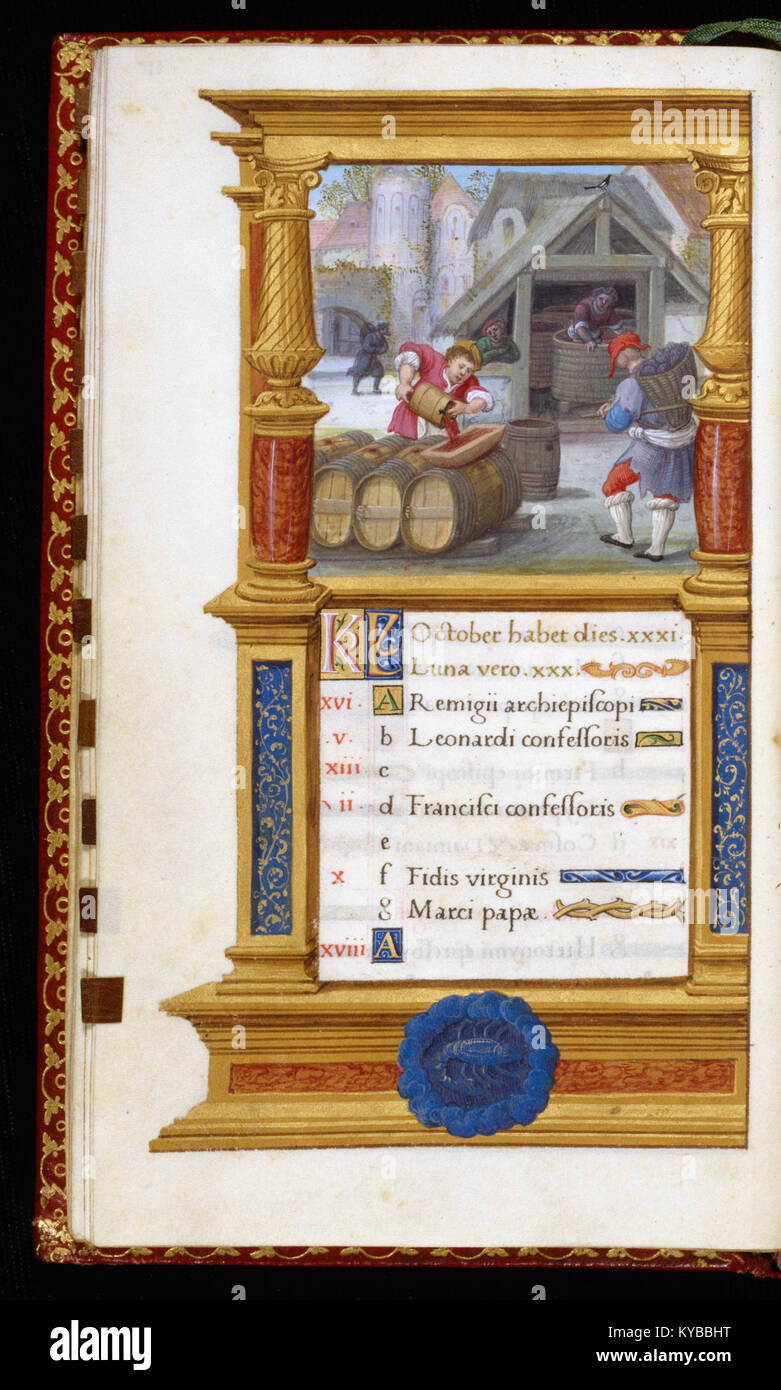 Medieval manuscript illumination showing hi-res stock photography and ...