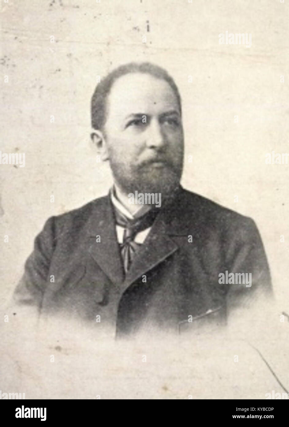 This portrait of Max Kretzer, dating from 1897, features him in a ...