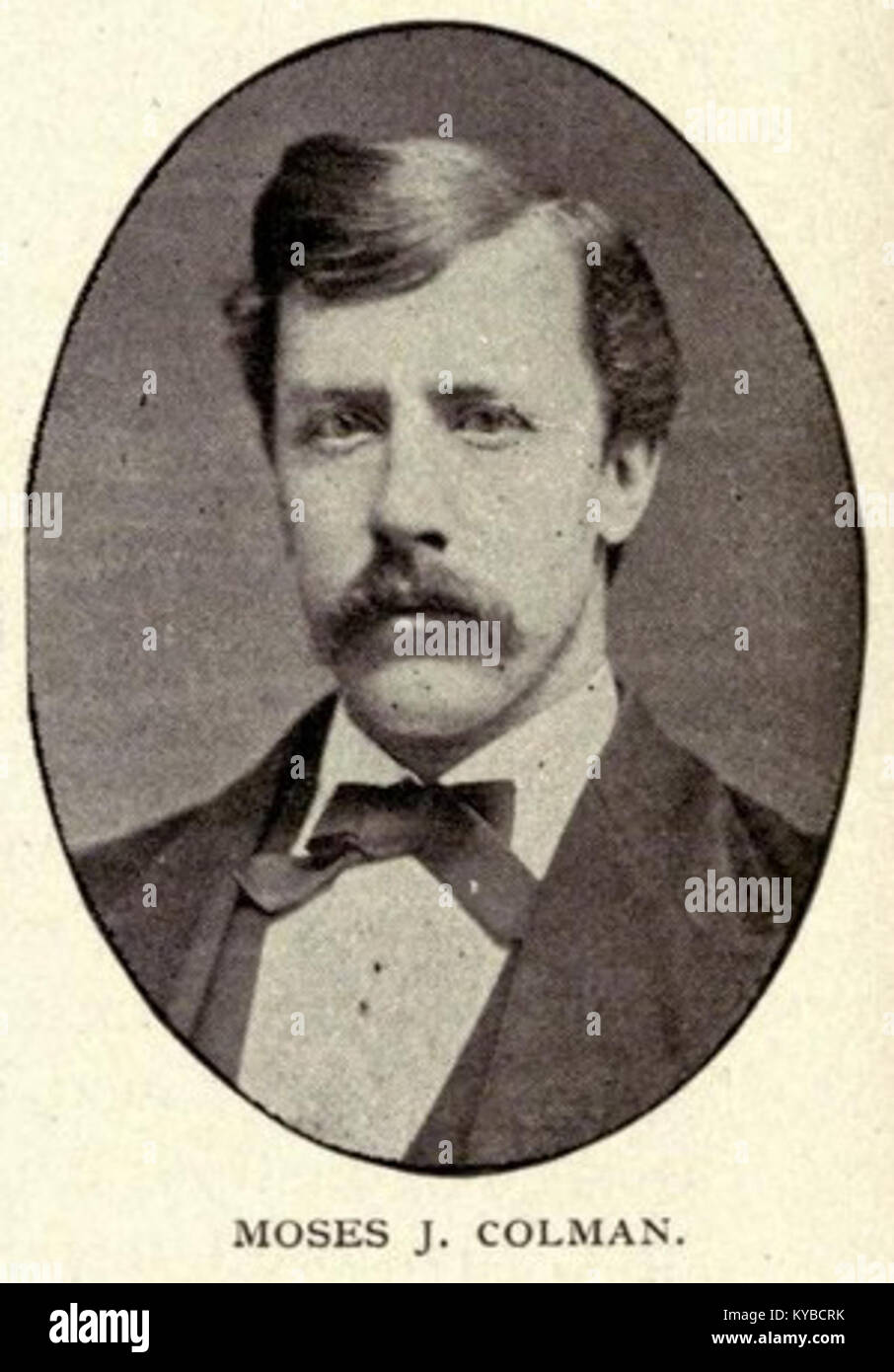 This 1902 photograph, possibly of Moses J. Colman, provides a visual ...