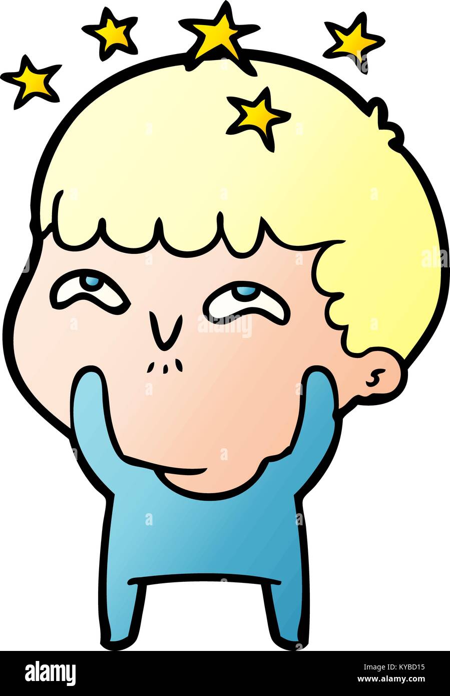 cartoon amazed boy Stock Vector Image & Art - Alamy