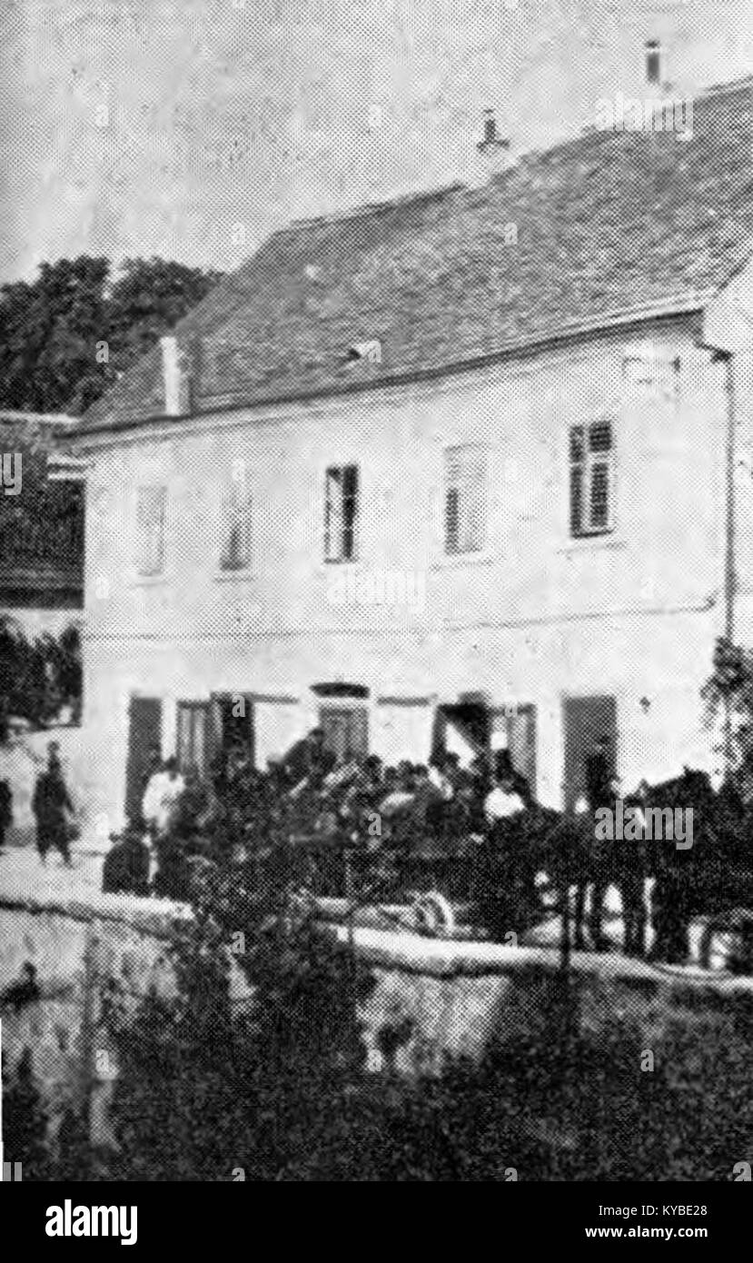 The mobilization of partisan fighters in Sentjernej, Dolenjska ...